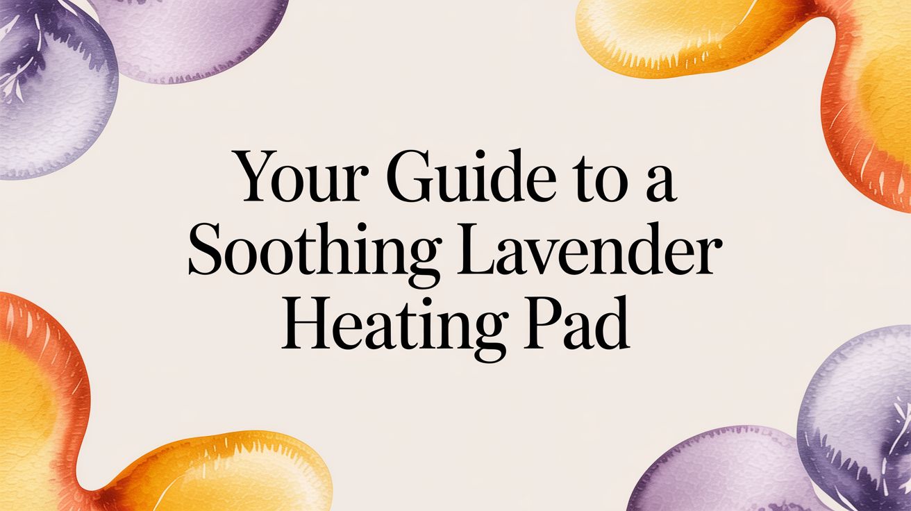 Your Guide to a Soothing Lavender Heating Pad – SunnyBay
