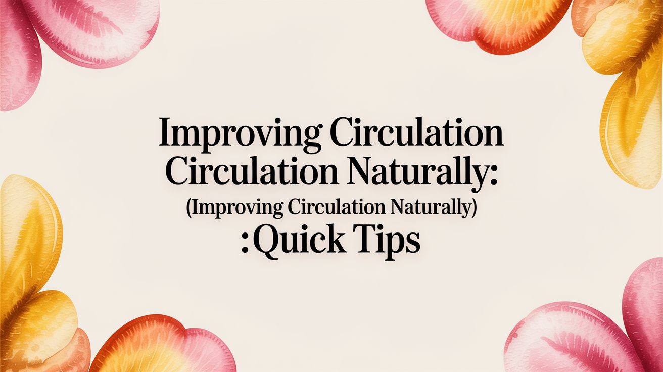 Improving Circulation Naturally: Quick Tips & Practical Advice – SunnyBay